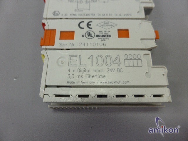 Beckhoff 4-Kanal-Digital-Eingangsklemme EL1004 ELEKTRONIK-GESAMT Beckhoff